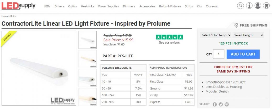 ContractorLite: The Ideal Under-Cabinet Lighting Choice - LEDSupply Blog